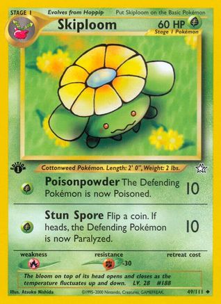 Skiploom - Neo Genesis - Pokemon