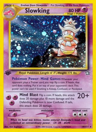Slowking - Neo Genesis - Pokemon