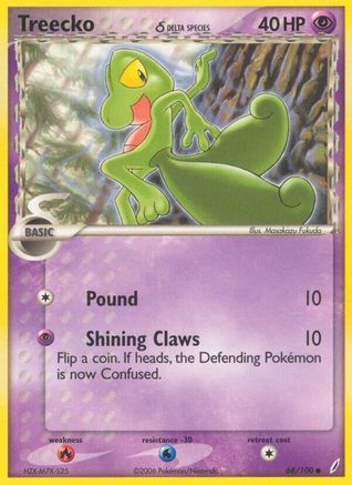 Treecko (Delta Species) - Crystal Guardians - Pokemon