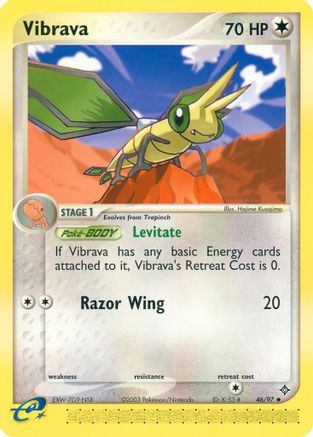 Vibrava - 46/97 - Dragon - Pokemon