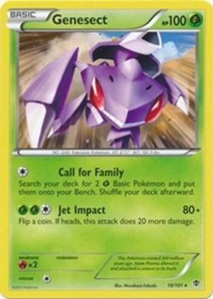 Genesect - 10/101 (BW Plasma Blast) - Deck Exclusives - Pokemon