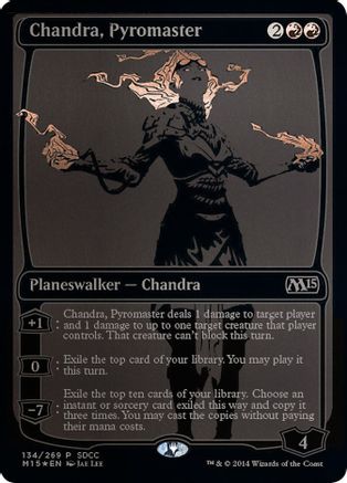 Chandra, Pyromaster (SDCC 2014 Exclusive) - Media Promos - Magic: The Gathering