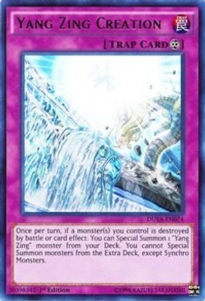 Yang Zing Creation - Duelist Alliance - YuGiOh