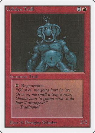 Uthden Troll - Unlimited Edition - Magic: The Gathering