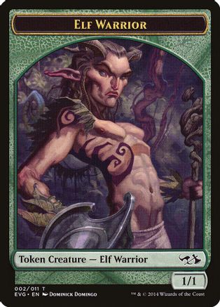 Elf Warrior Token - Duel Decks: Anthology - Magic: The Gathering