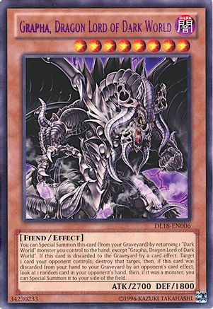 Grapha, Dragon Lord of Dark World (Purple) - Duelist League Promo - YuGiOh