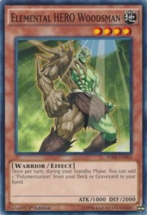 Elemental HERO Woodsman - Structure Deck: HERO Strike - YuGiOh