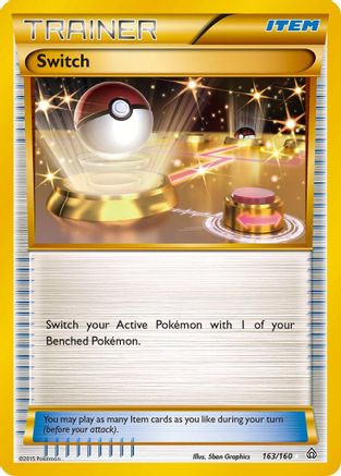Switch (163 Secret Rare) - XY - Primal Clash - Pokemon