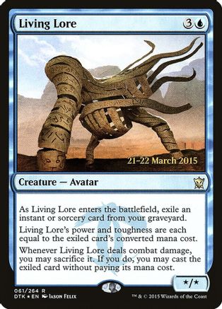 Living Lore - Prerelease Cards - Magic: The Gathering