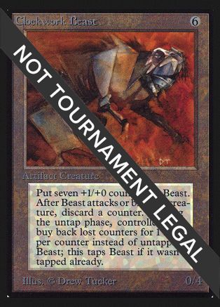 Clockwork Beast (IE) - International Edition - Magic: The Gathering