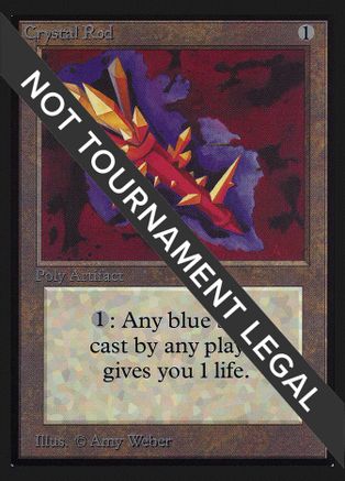 Crystal Rod (IE) - International Edition - Magic: The Gathering