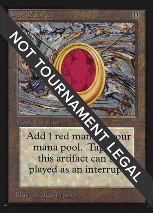 Mox Ruby (IE) - International Edition - Magic: The Gathering