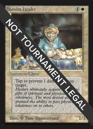 Samite Healer (IE) - International Edition - Magic: The Gathering