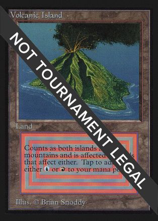 Volcanic Island (IE) - International Edition - Magic: The Gathering