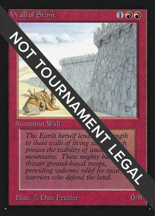 Wall of Stone (IE) - International Edition - Magic: The Gathering