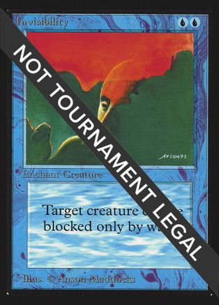 Invisibility (CE) - Collector's Edition - Magic: The Gathering