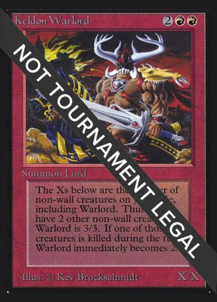 Keldon Warlord (CE) - Collector's Edition - Magic: The Gathering