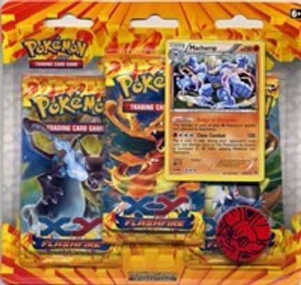Flashfire Three Pack Blister [Machamp] - XY - Flashfire - Pokemon