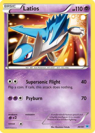 Latios (#30 Holo) - XY Trainer Kit: Latias & Latios - Pokemon