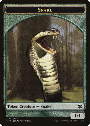 Snake Token - Modern Masters 2015 - Magic: The Gathering