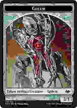 Shapeshifter (001) // Golem (018) Double-sided Token - Modern Horizons ...