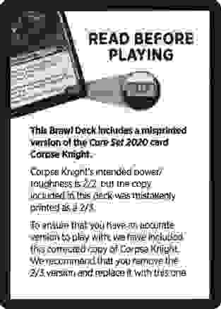 Corpse Knight Reminder Card (Knights' Charge Brawl Deck) - Unique and ...