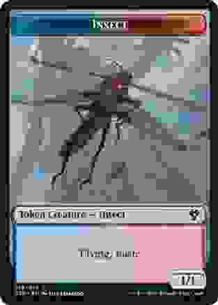 Drake // Insect (018) Double-sided Token - Commander 2020 - Magic: The ...