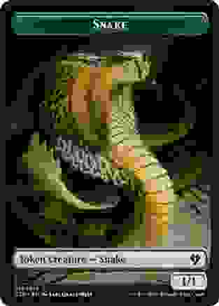 Beast (010) // Snake Double-sided Token - Commander 2020 - Magic: The ...
