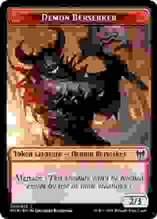 Treasure // Demon Berserker Double-sided Token - Kaldheim - Magic: The ...
