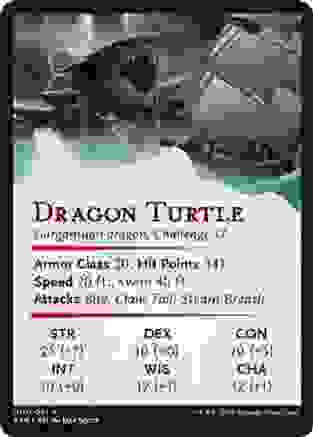 Dragon Turtle Art Card - Art Series: Adventures in the Forgotten Realms ...