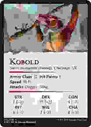 Kobold Art Card (Gold-Stamped Signature) - Art Series: Adventures in ...