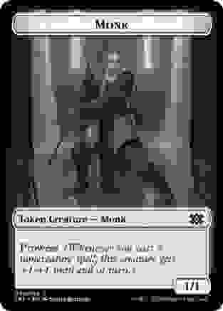 Faerie Rogue // Monk Double-sided Token - Double Masters 2022 - Magic: The Gathering