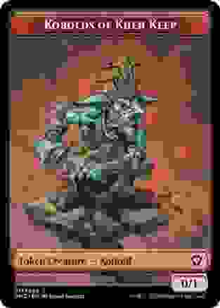 Saproling // Kobolds of Kher Keep Double-sided Token - Dominaria United ...