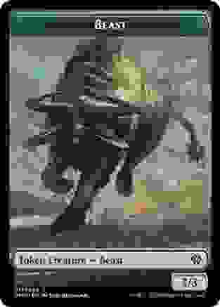 Phyrexian // Beast Double-sided Token - Dominaria United - Magic: The ...