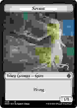 Cat Bird // Spirit Double-sided Token - Starter Commander Decks - Magic ...