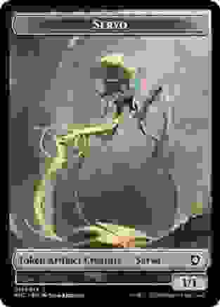 Myr // Servo Double-sided Token - Commander: The Brothers' War - Magic ...