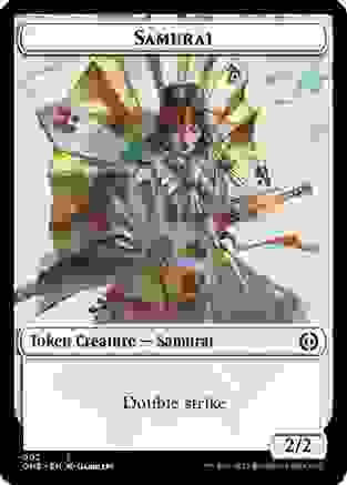 Phyrexian Mite (011) // Samurai Double-sided Token - Phyrexia: All Will ...