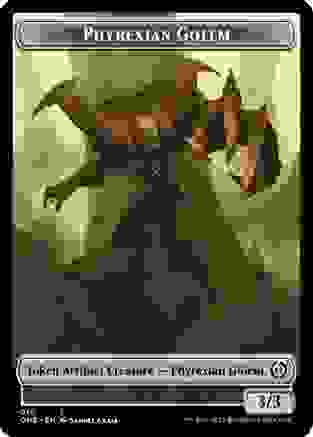 Phyrexian Goblin // Phyrexian Golem Double-Sided Token - Phyrexia: All ...