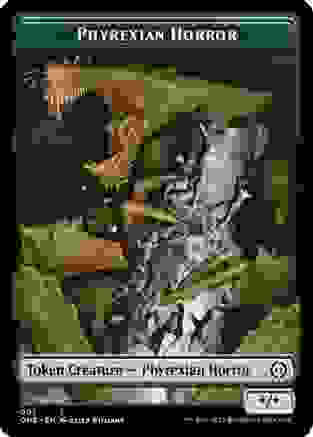 Phyrexian Goblin // Phyrexian Horror Double-Sided Token - Phyrexia: All ...