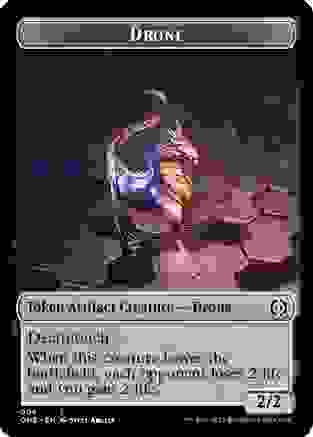 Phyrexian Mite (012) // Drone Double-Sided Token - Phyrexia: All Will ...