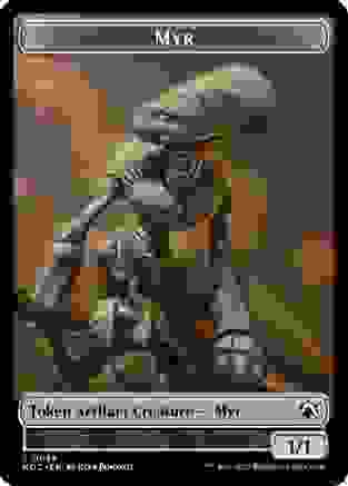 Phyrexian Germ // Myr Double-Sided Token - Commander: March of the ...