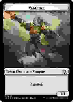 Elemental (0009) // Vampire Double-Sided Token - March of the Machine - Magic: The Gathering
