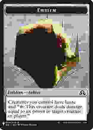 Human Cleric // Emblem - Arlinn, Embraced by the Moon Double-sided ...