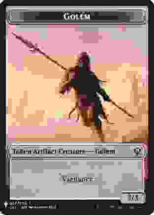 Food // Golem Double-sided Token - The List Reprints - Magic: The Gathering