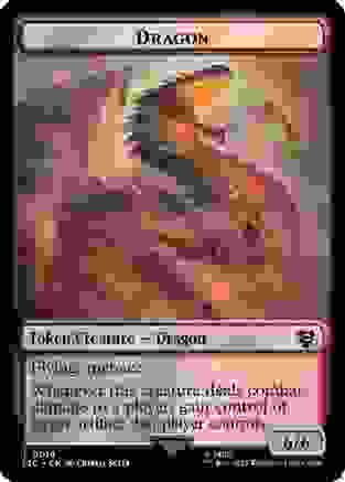 Wraith // Dragon Double-Sided Token - Commander: The Lord of the Rings ...