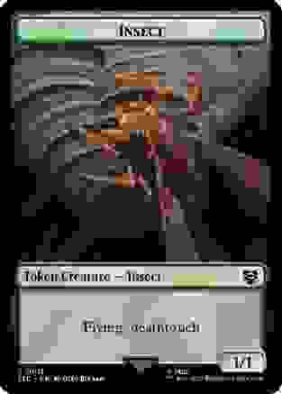 Elf Warrior // Insect Double-Sided Token - Commander: The Lord of the ...