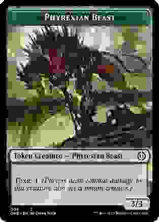 Phyrexian Goblin // Phyrexian Beast Double-Sided Token - Phyrexia: All ...