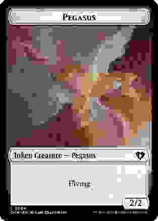 Copy (0054) // Pegasus Double-Sided Token - Commander Masters - Magic ...