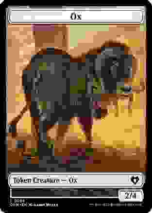 Phyrexian Golem // Ox Double-Sided Token - Commander Masters - Magic ...