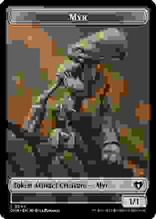 Eldrazi Spawn // Myr Double-Sided Token - Commander Masters - Magic ...